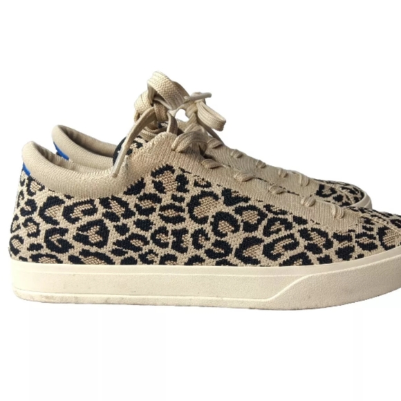 Rothy's | Shoes | Rothys Lace Up Sneaker Little Desert Cat Leopard ...